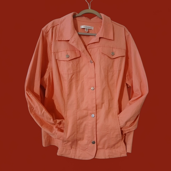 Christopher & Banks | Jackets & Coats | Womens Coral Jacket Nwot | Poshmark